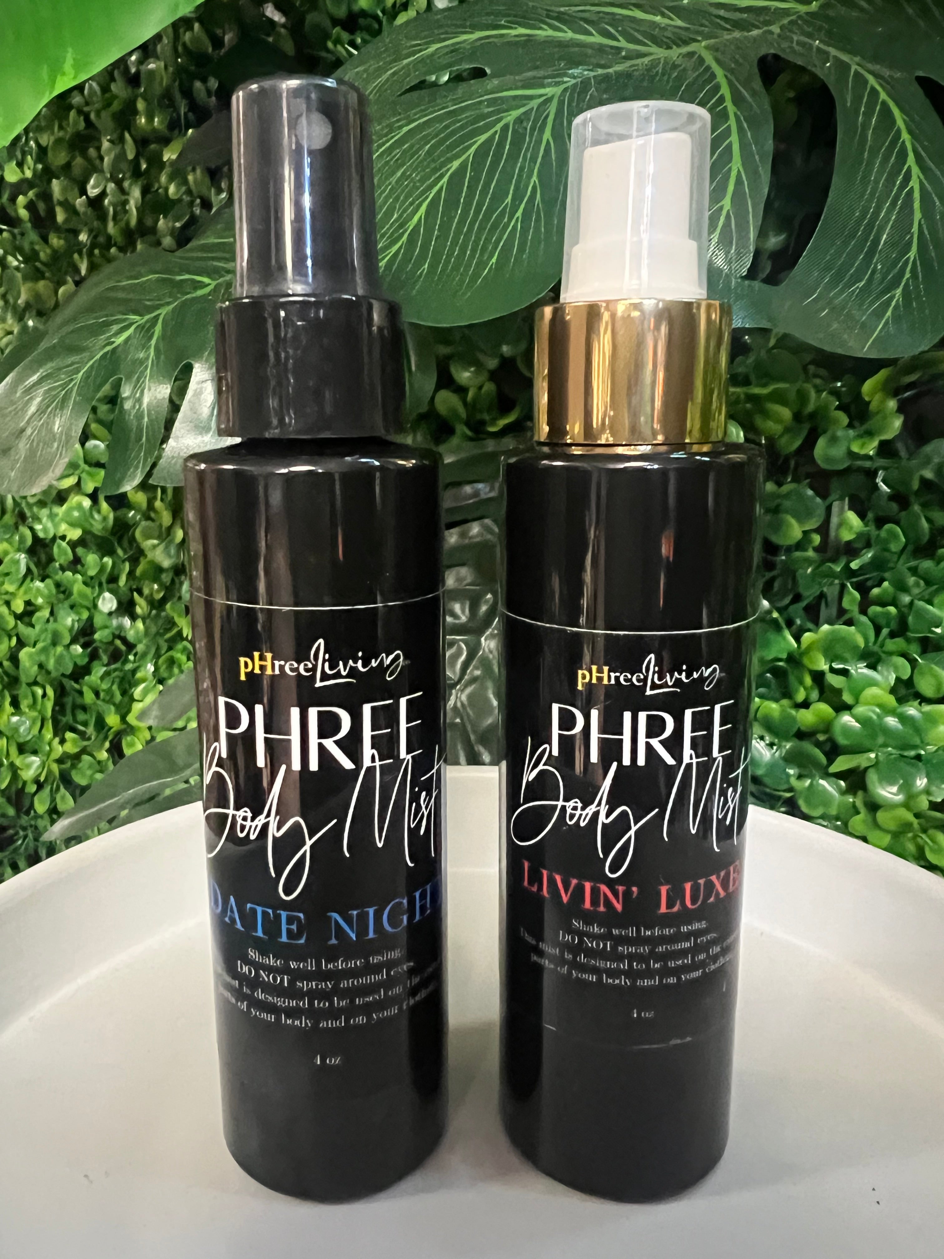pHree Body Mist: Luxe Edition – pHree Living Co.